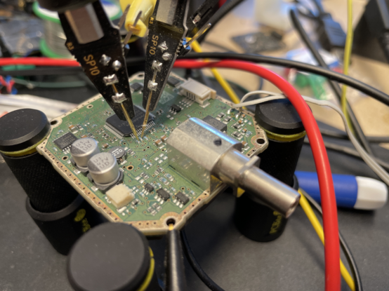 Felix "tmbinc" Domke: "1. Figure out Autoliv NV3 serial port (skipping ...